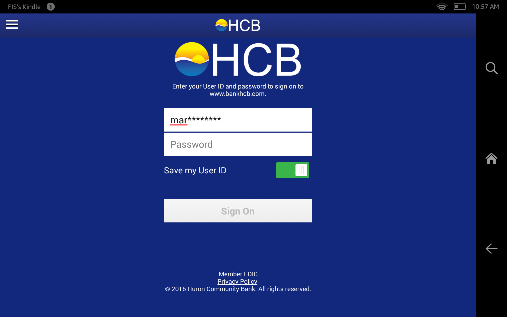 Huron Community Bank Mobile - App on Amazon Appstore