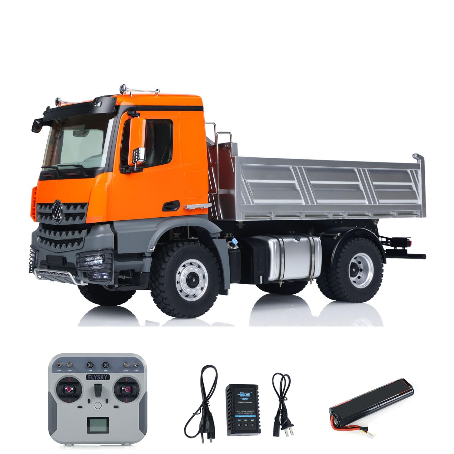 Amazon.com: wheelfun 1/14 4x4 Kabolite 5701 RC Dump Truck Remote ...