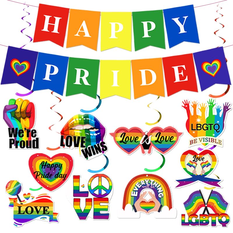 Happy Gay Pride Day Happy Pride Day, Rainbow Flags Love Celebration