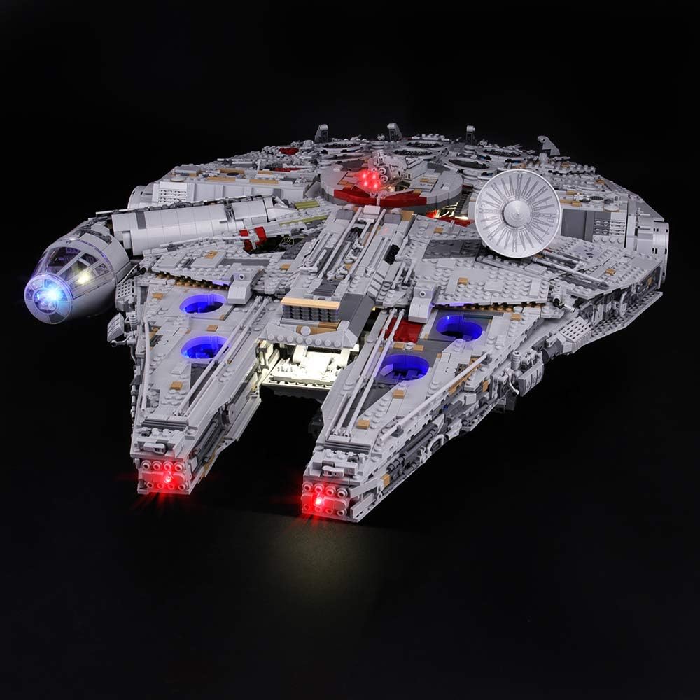 Amazon.com: Welkin DC LED Light Kit for Lego 75257 Millennium Falcon ...