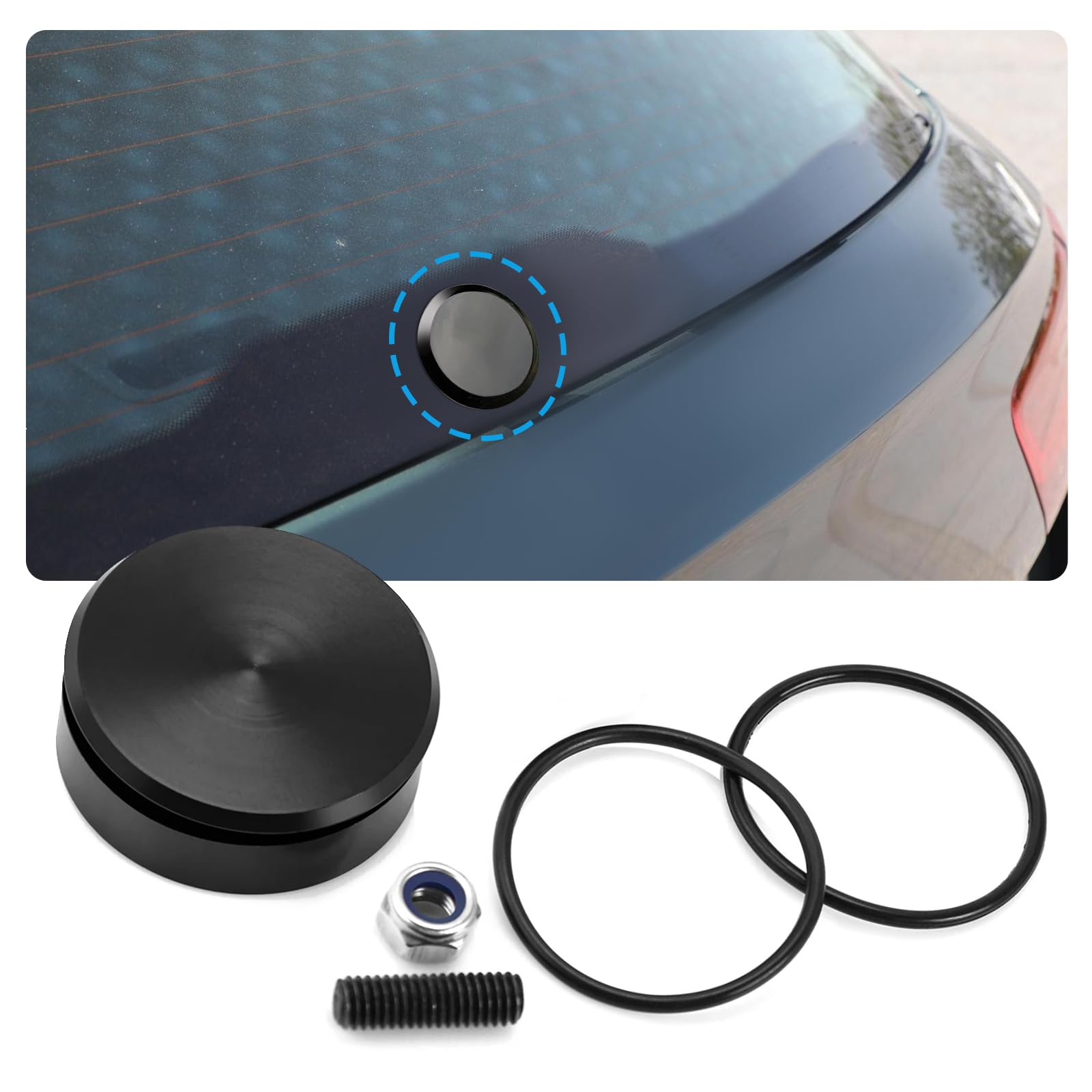 Amazon.com: Car Wipers Plug Cap, Rear Windshield Wiper Grommet Delete ...