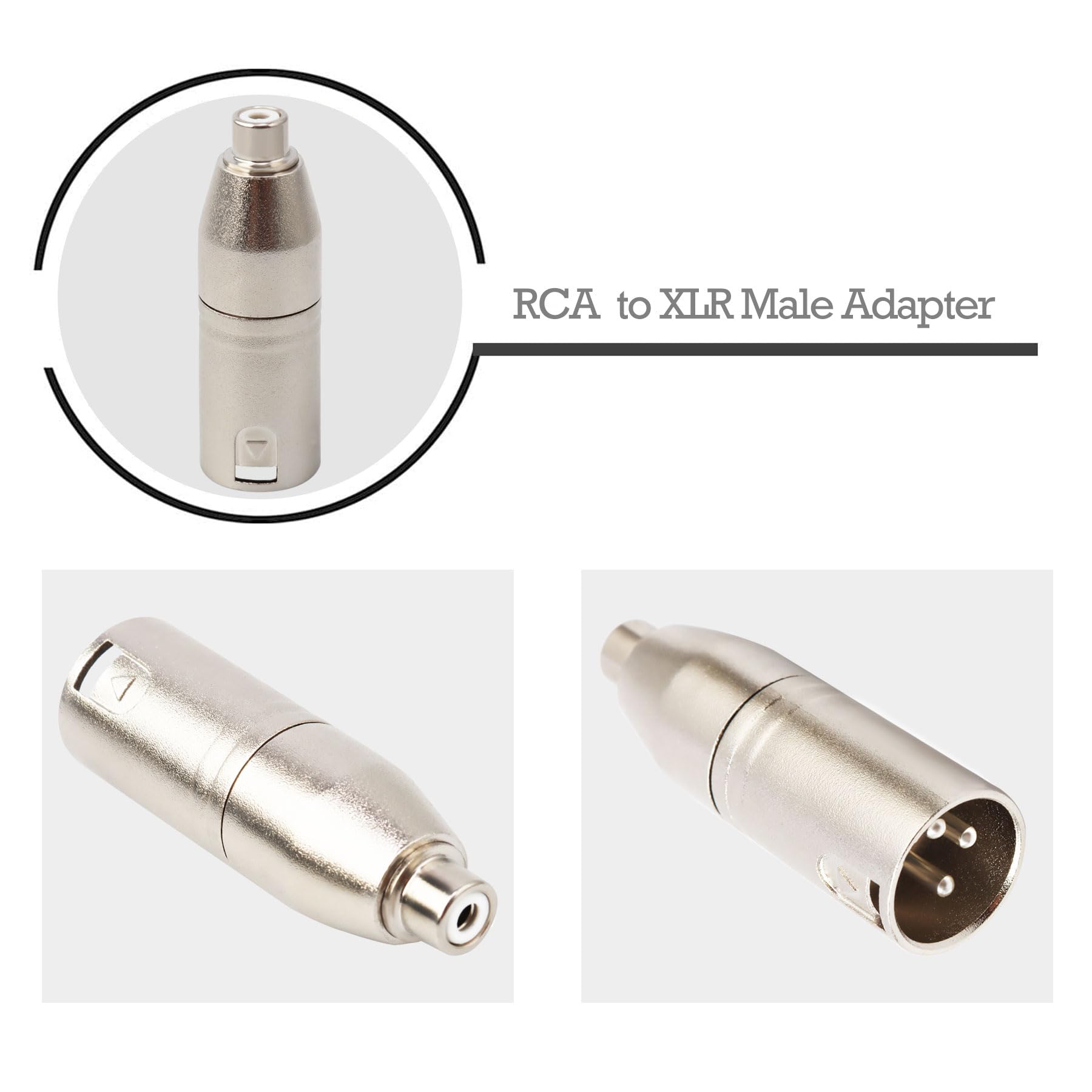 KabelDirekt RCA/Phono Female Home Audio Adapters/Converters Locking 3 ...