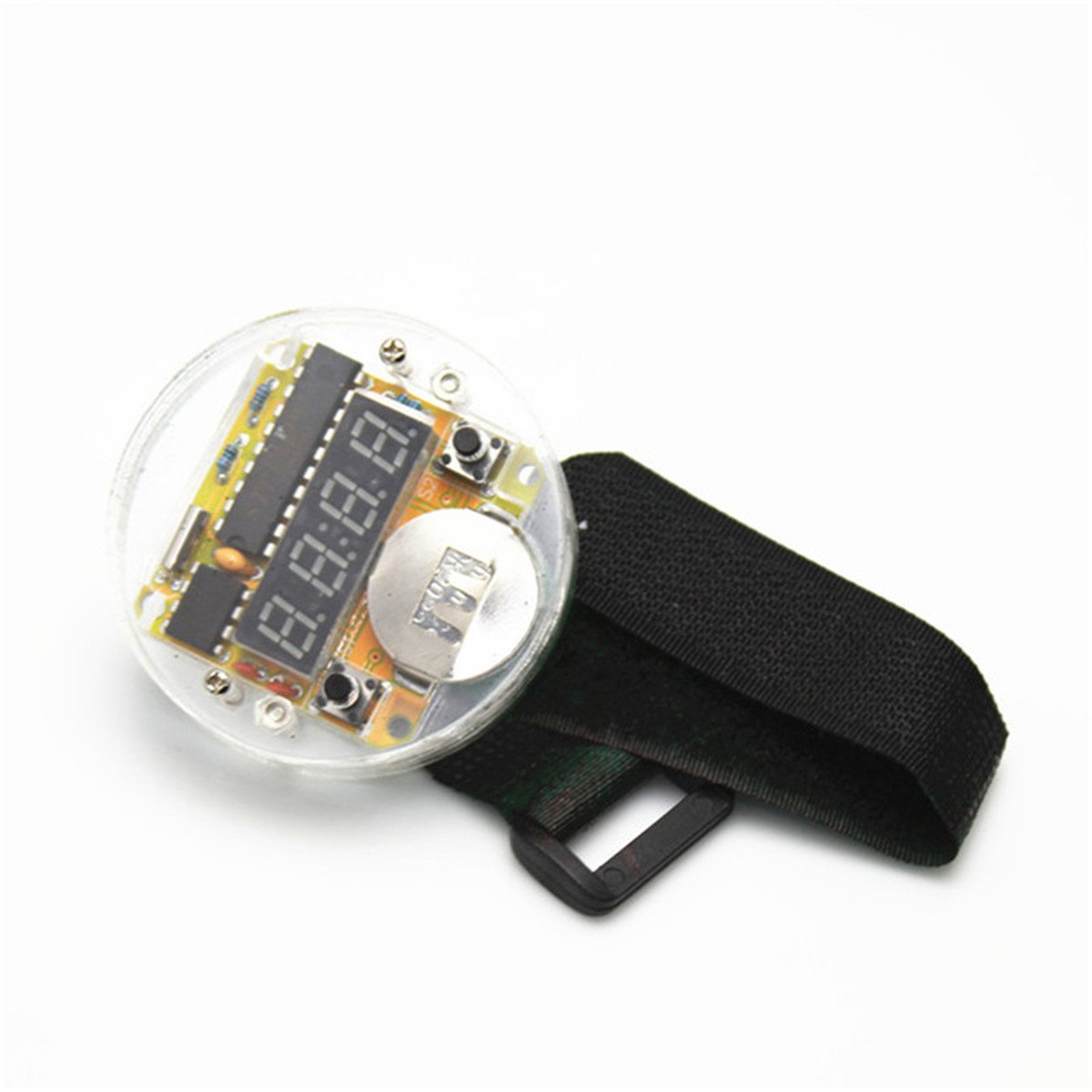 Buy DIY New 4-digit Seven-Segment Display Digital Watch Kit w/Velcro ...