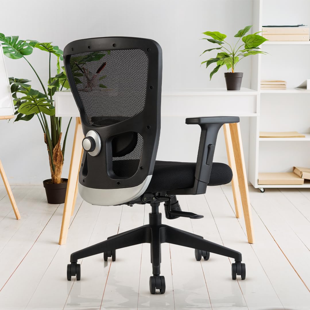 INNOWIN Jazz Office Chair, Mid Back Mesh Ergonomic Home Office Desk ...