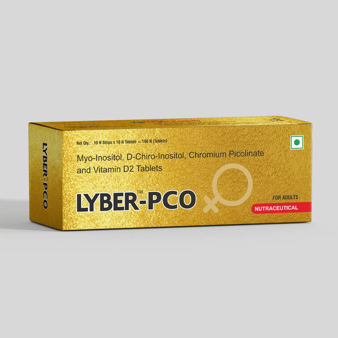 Buy Lyber PCO: PCOS Supplement for Women with 40:1 Ratio of Myo & D ...