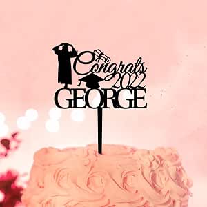 Amazon.com: Congrats 2022 Cake Topper Graduation Cake Toppers 2022 ...