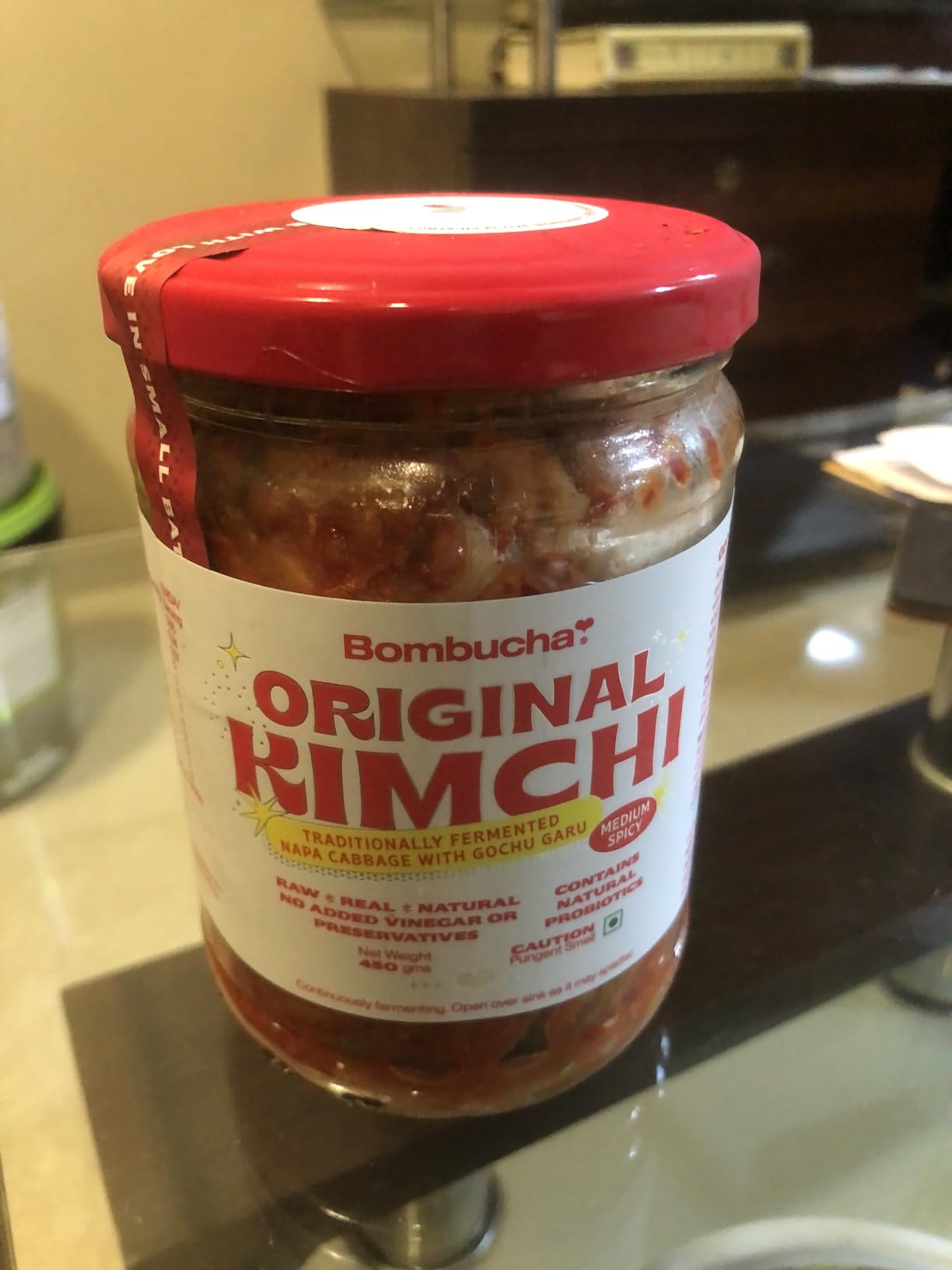 Bombucha Original Kimchi, Korean Style Fermented Nappa Cabbage 450g ...