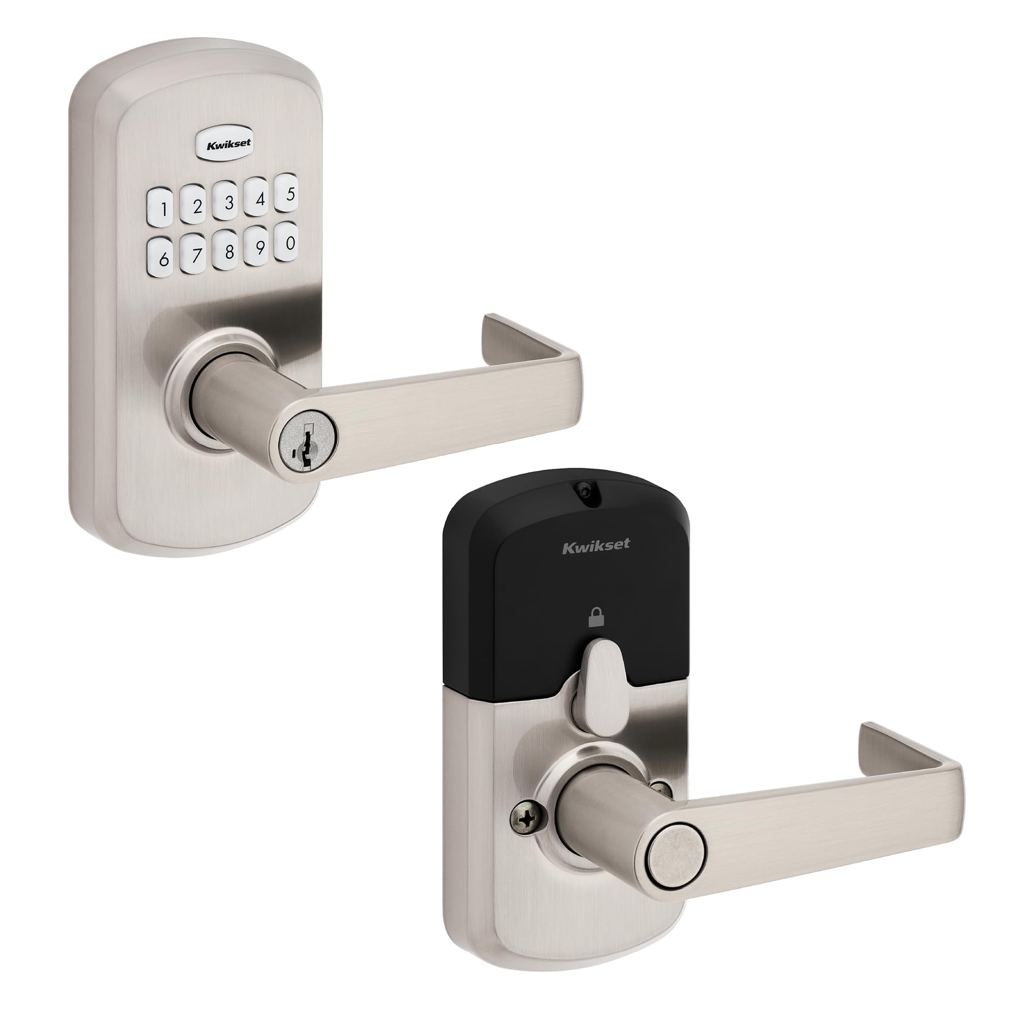 Kwikset SmartCode 955 Light Commercial 10-Button Keypad Satin Nickel ...