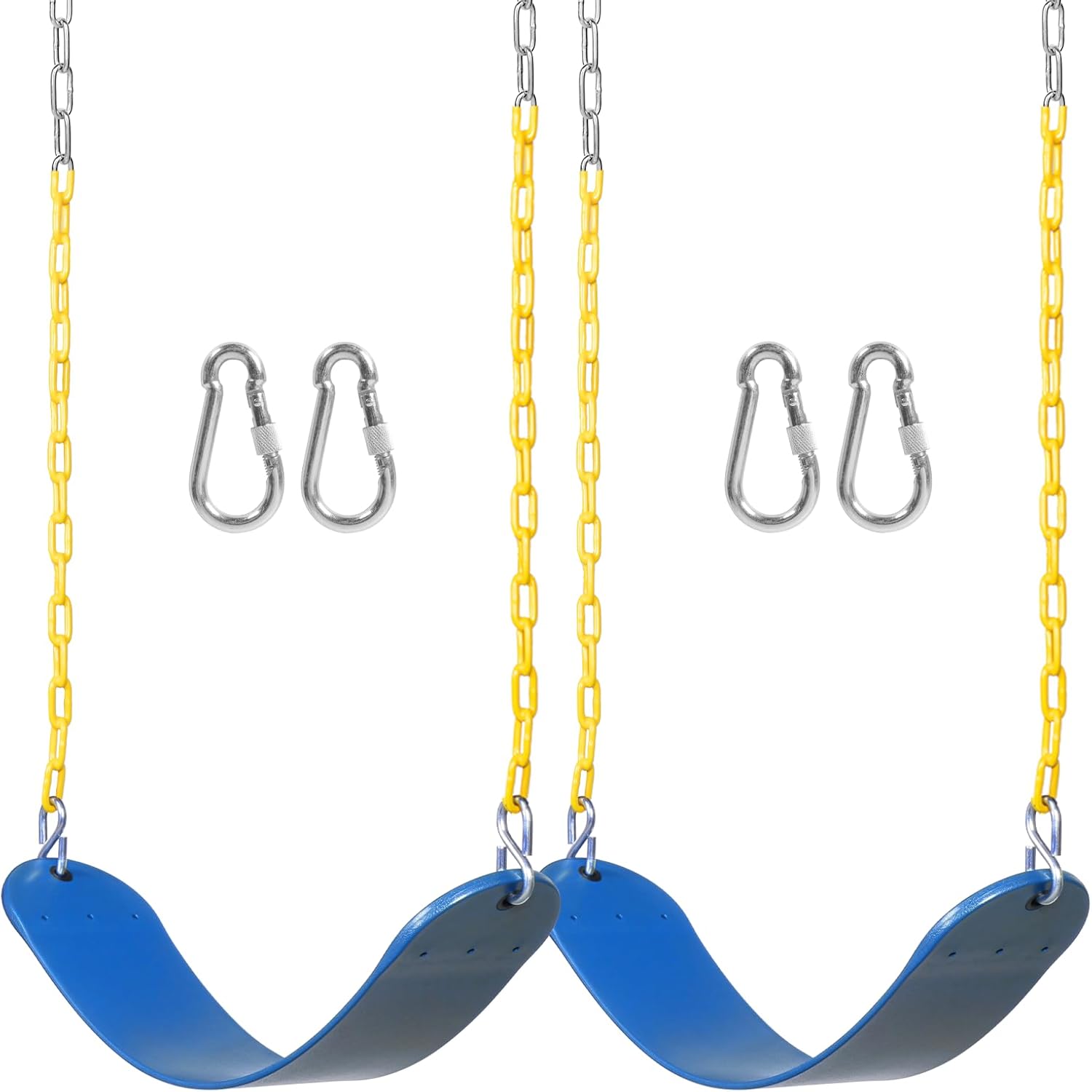 Amazon.com: DECORLIFE 2-Pack Swing Seat for Outdoor Swing Set, Support ...