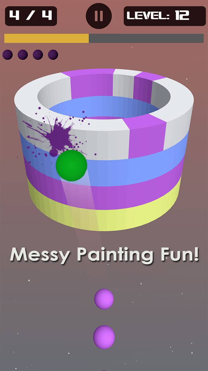 Splash Paint It Free - Paint a Tower with The Paint Ball - Addictive ...