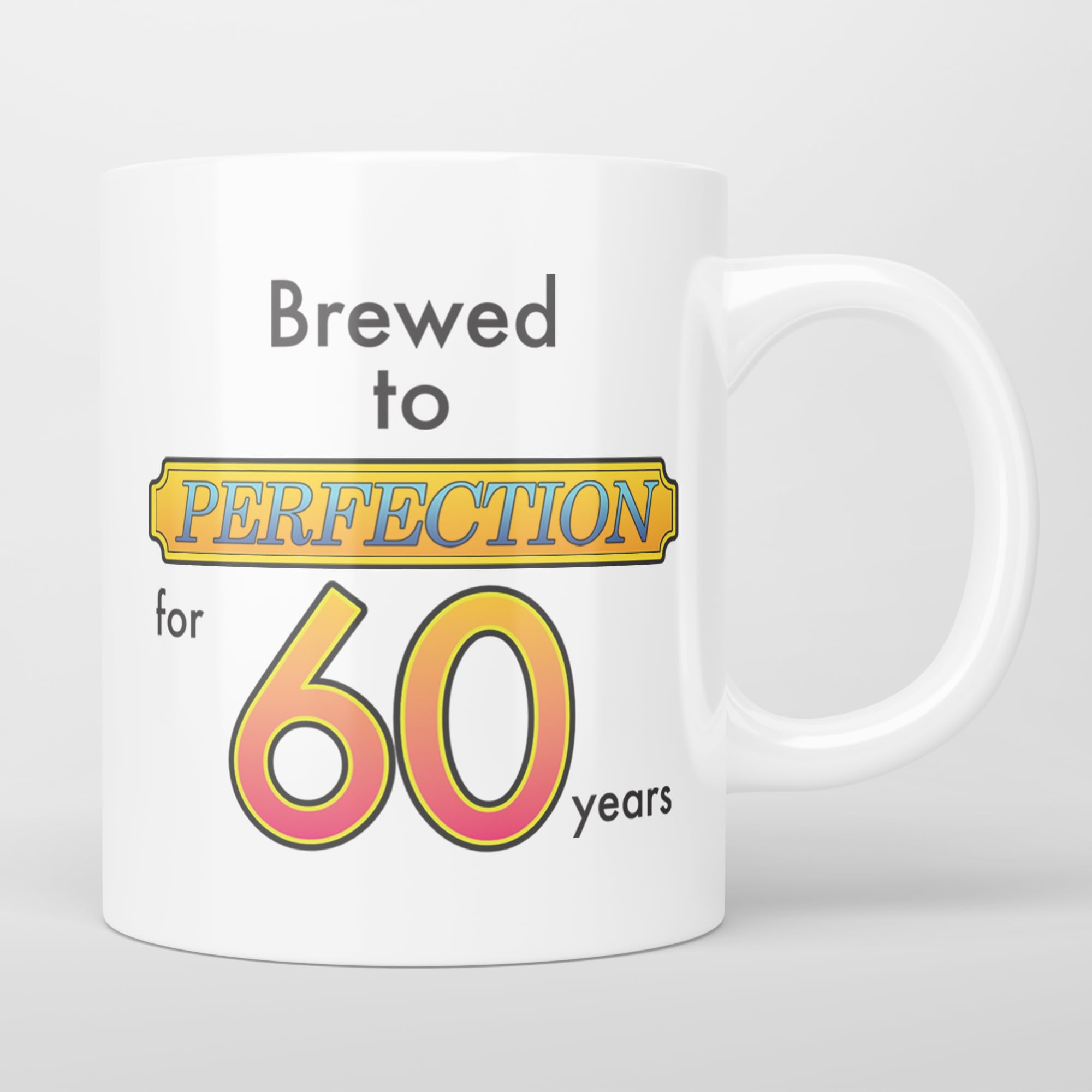 GOATINTHECOAT 60th Birthday Gift for Men & Women. Brewed to Perfection ...