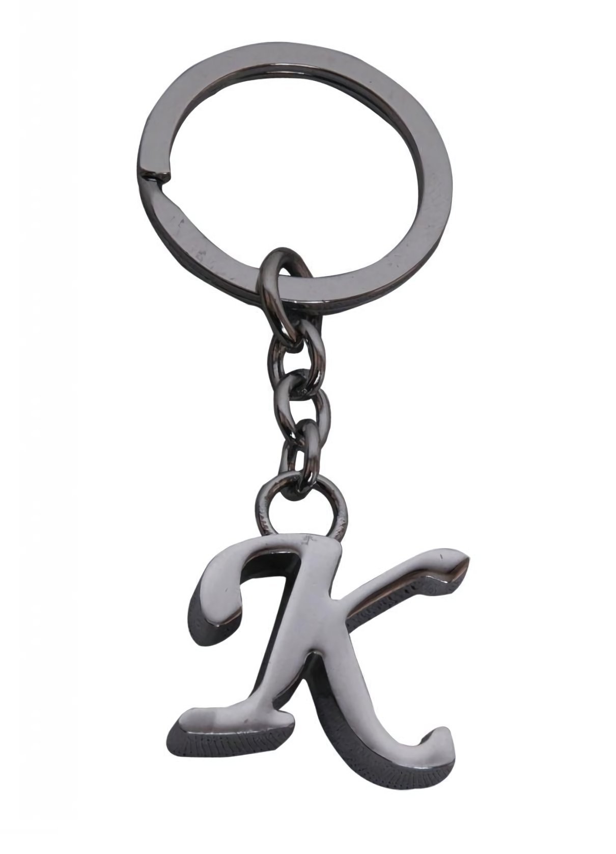 GCT Alphabet Letter K Metal Keychain for Car Bike Men Women Keyring ...