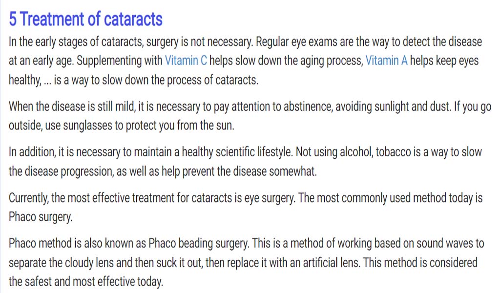 Cataracts: Causes, Symptoms And Treatment - App on Amazon Appstore