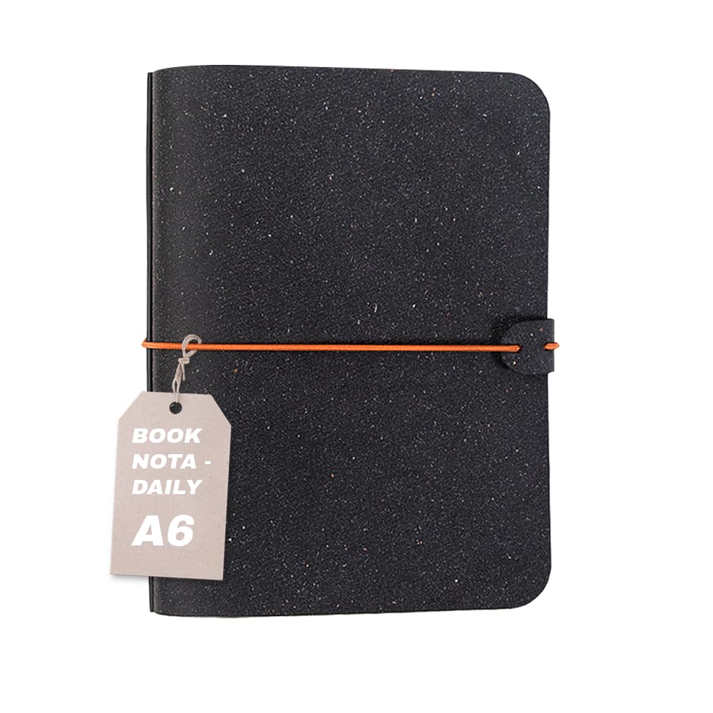 Amazon.com : ANTOU BOOK NOTA Recycled Leather Magnetic Binder Journal ...