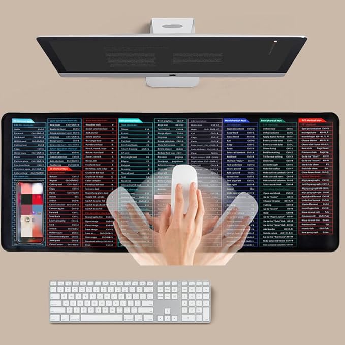 Amazon.com : Quick Key Super Large Anti-Slip Keyboard Pad, Keyboard ...