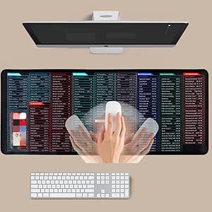 Amazon.com : Quick Key Super Large Anti-Slip Keyboard Pad, Keyboard ...