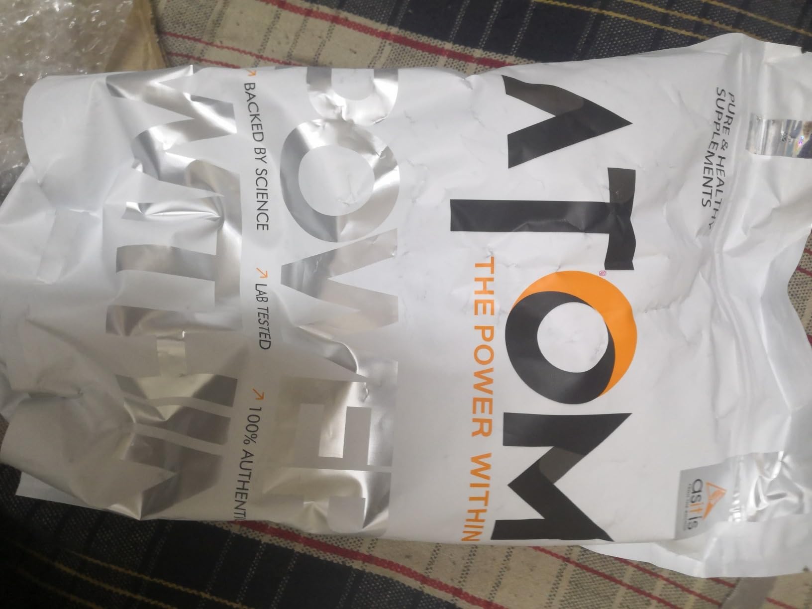 AS-IT-IS ATOM Whey Protein 4kg | 27g protein | Isolate & Concentrate ...