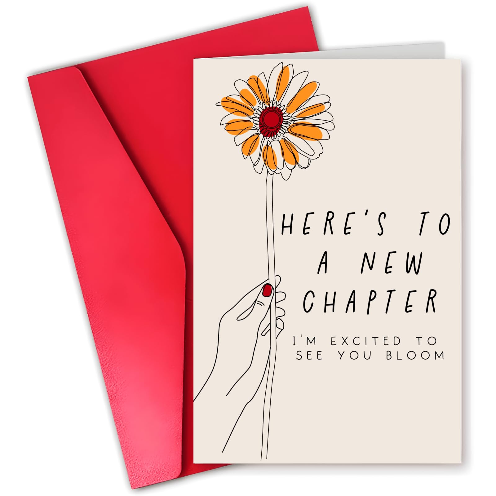 New Chapter Good Luck Card Retirement Card Farewell Cards Coworkers ...