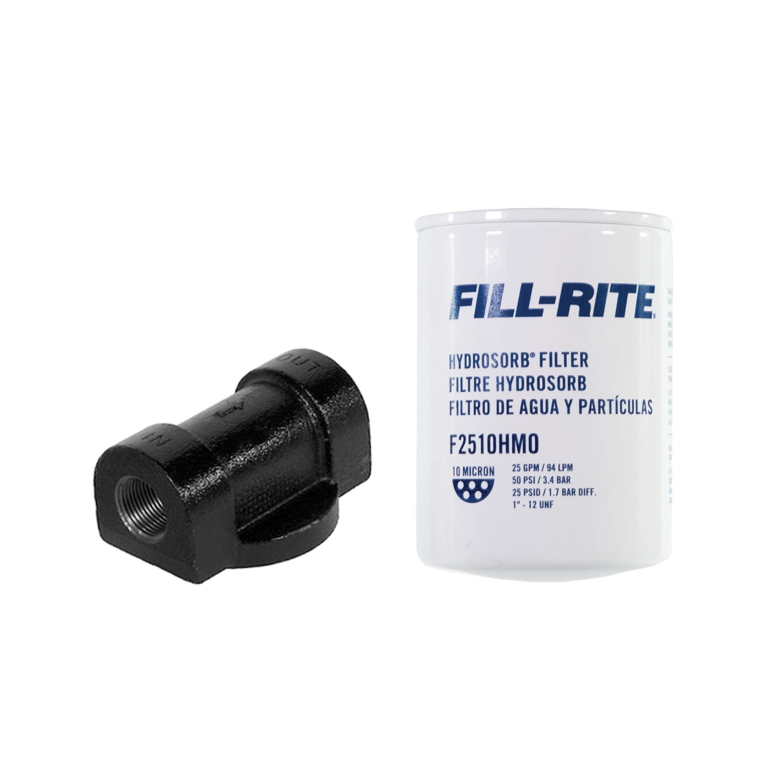 Amazon.com: Fill-Rite 1200KTF7026 10 Micron 25 GPM Hydrosorb Pony Fuel ...