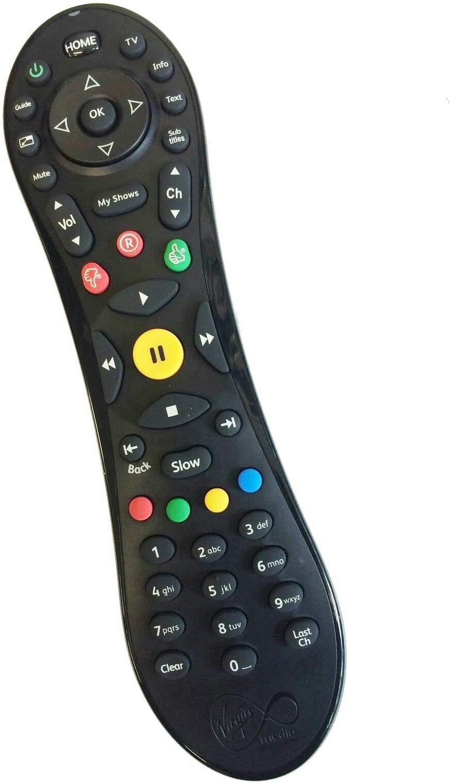 Virgin Media TiVo Remote 100% Genuine, WITH 2 X AA BATTERIES INCLUDED ...