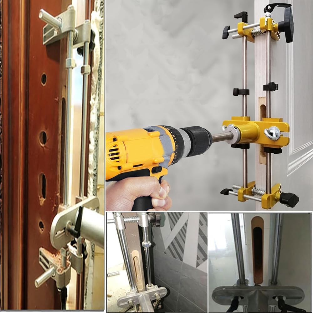 Snapklik.com : Mortise Lock Jig,Door Lock Hole Opener Kit For Wooden ...