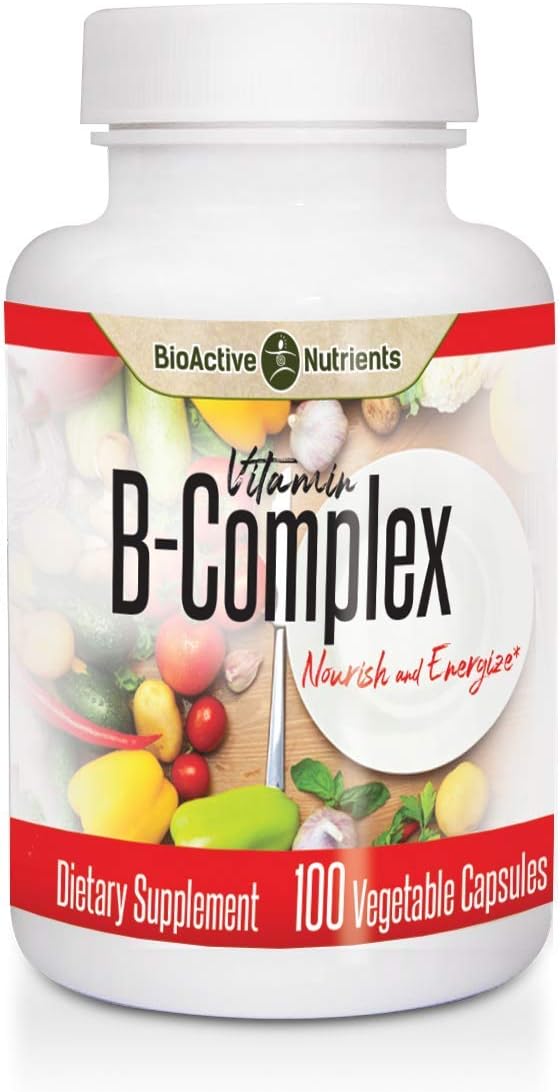 Amazon.com: BioActive Nutrients Vitamin B Complex Dietary Supplement ...