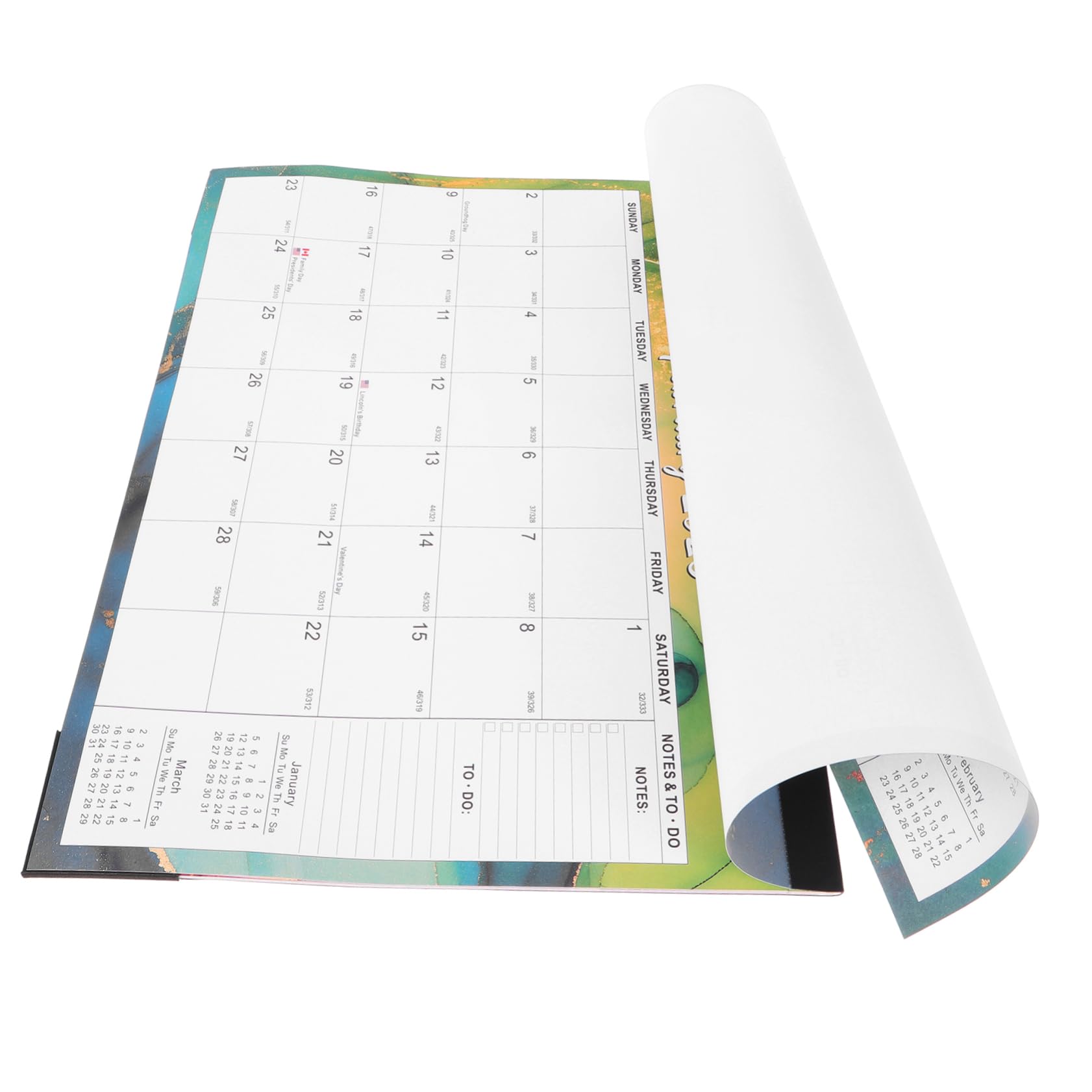 Amazon | NUOBESTY 18 2025年壁掛けカレンダー 壁掛けカレンダー 2024-2025 オフィスカレンダー かわいい壁掛けカレンダー ホワイトボードカレンダー ハンギング ...