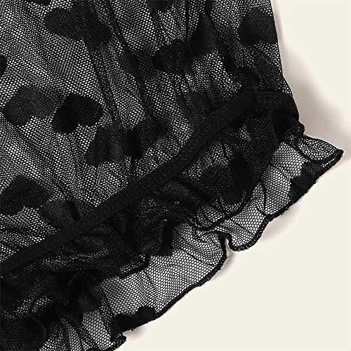 Pijamas para Mujer Pijama Sexy Conjunto De Lencería Transparente con ...