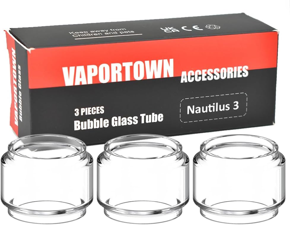 Vaportown 3X Spare Bubble Glass Tube for Aspire Nautilus 3 Tank ...