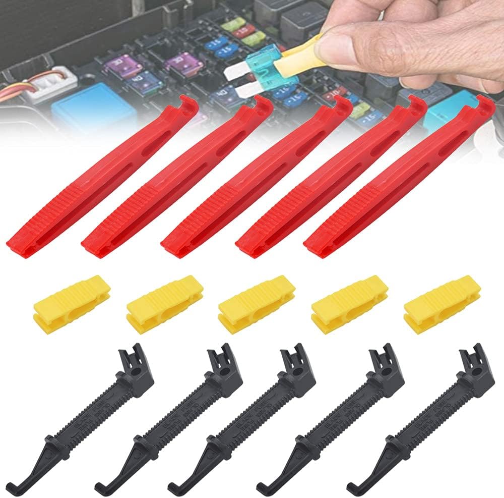 WENRERO 15 PCS Fuse Puller Pliers Mini Fuse Extractor Puller Automotive ...