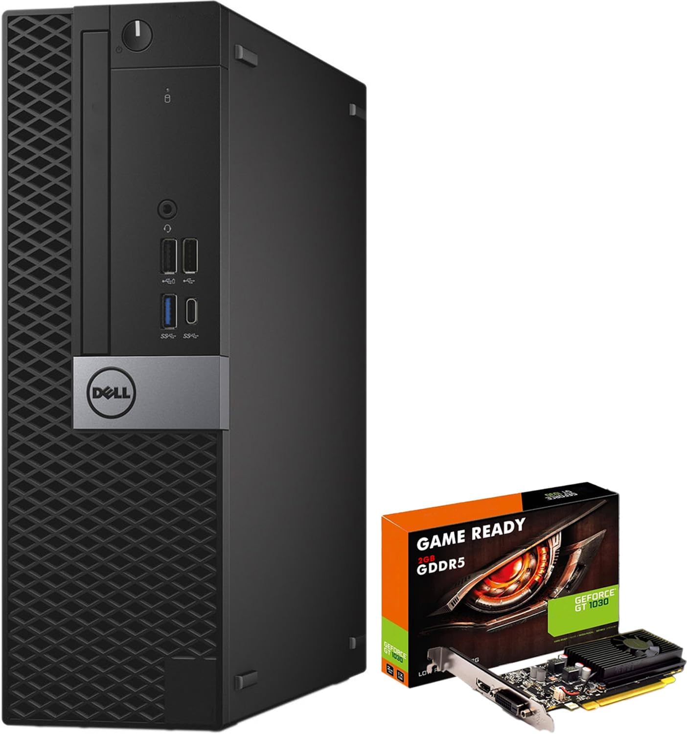 Gaming PC Desktop Computer Dell Optiplex PC with GeForce GT1030 2GB ...