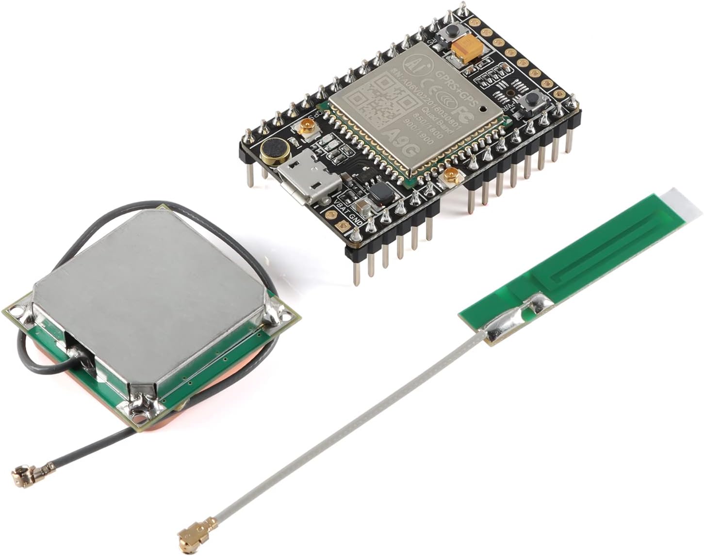 Amazon.com: JESSINIE Módulo A9G GSM/GPRS GPS/BDS A9G tablero de ...