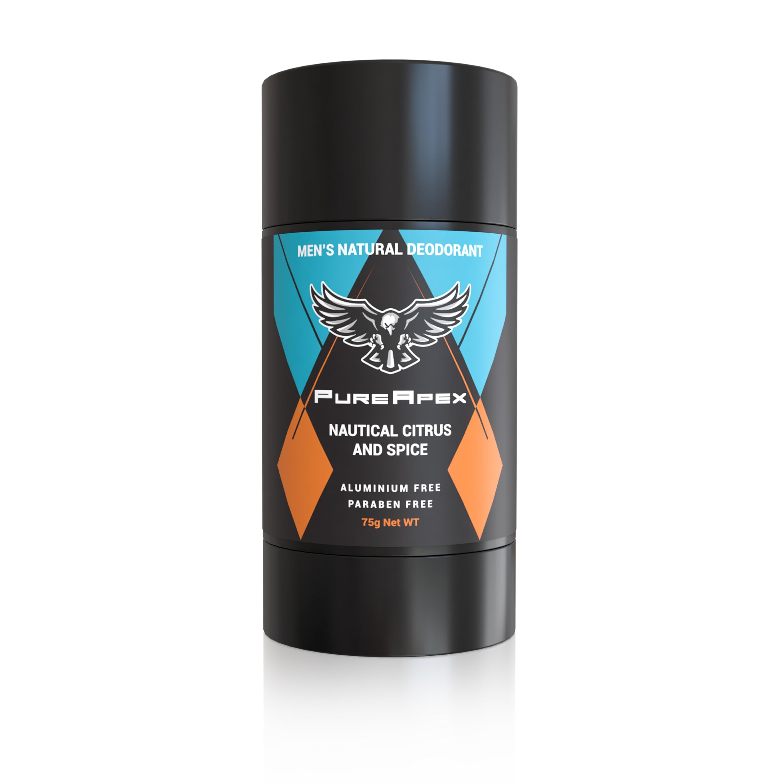 Pure Apex Men's Natural Deodorant - 75g | Aluminium-Free, Stain-Free ...