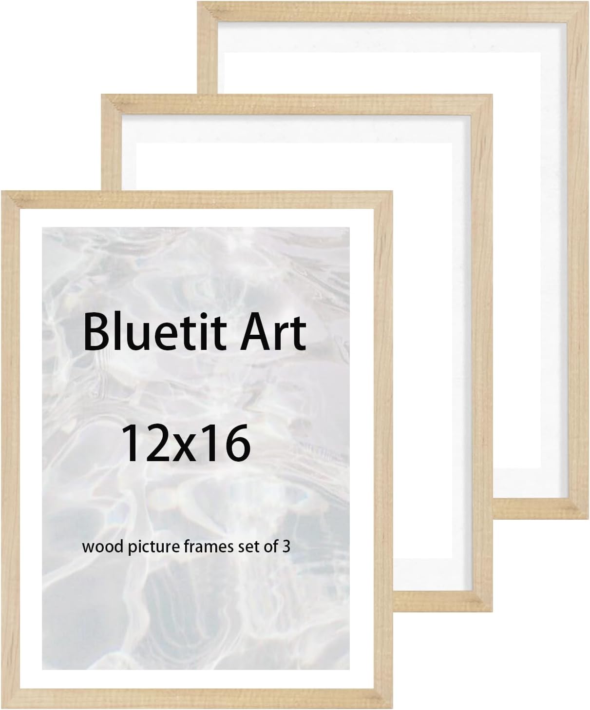 Amazon.com - Bluetit 12x16 Picture Frame Set of 3 Frame for Wall Art ...
