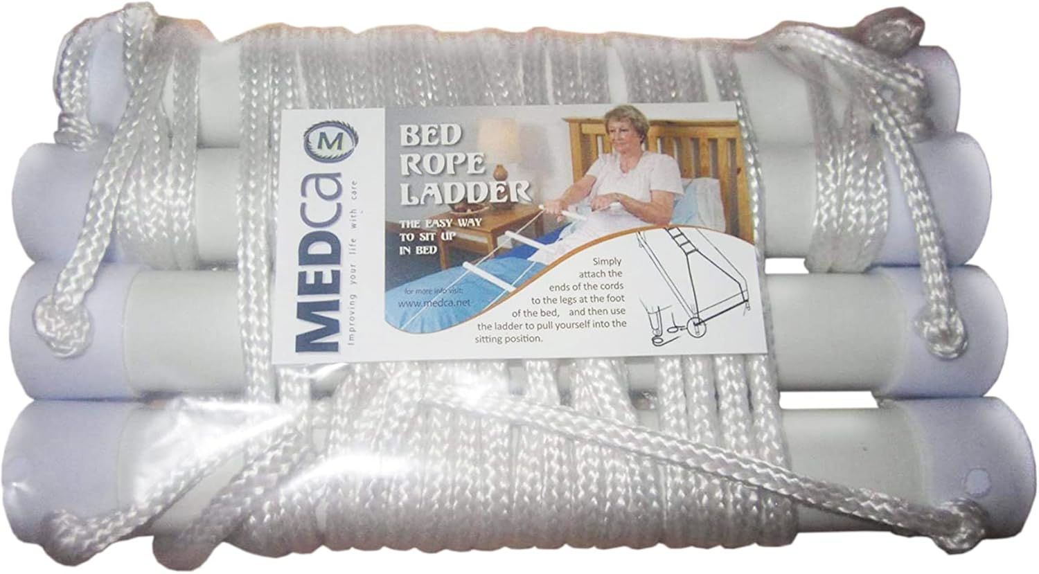 Amazon.com: MEDca Bed Helper Adjustable Home Pull Up Assist Ladder ...