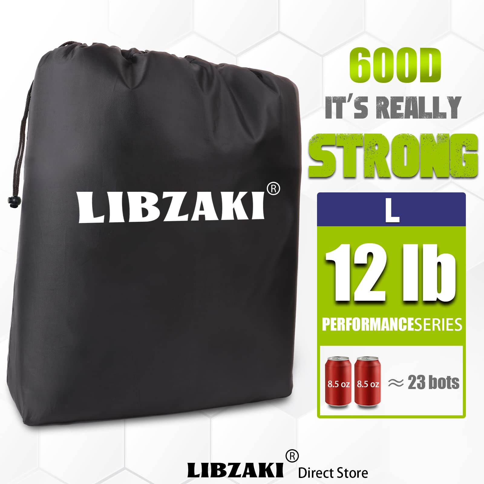 LI LIBZAKI Waterproof Golf Cart Cover, 600D Heavy Duty Marine Grade ...