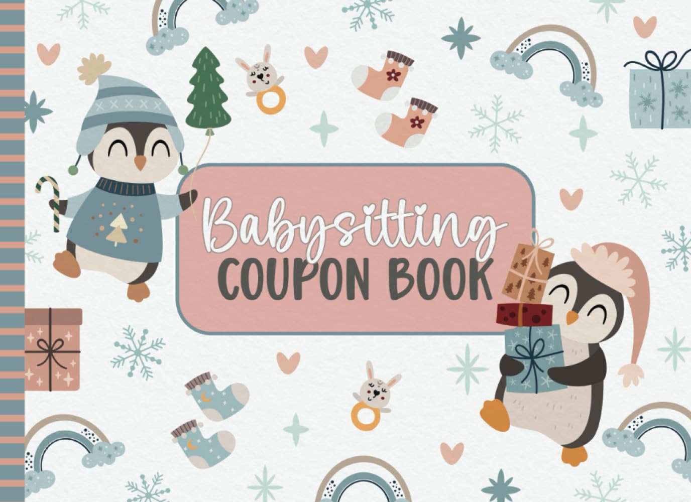 Babysitting Coupon Book: Holiday-Themed Babysitter Vouchers with ...