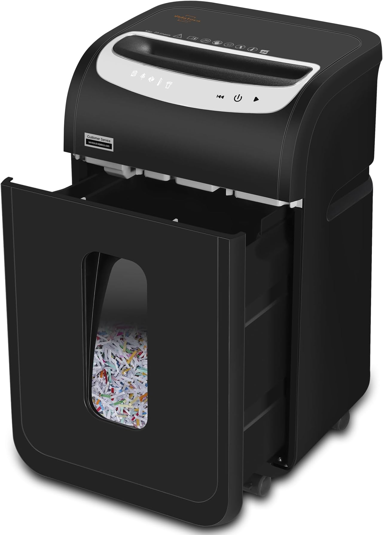 Amazon.com : VidaTeco 25-Sheet Paper Shredder for Home Office Heavy ...