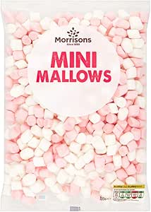 Morrisons Pink & White Mini Mallows : Amazon.co.uk: Grocery