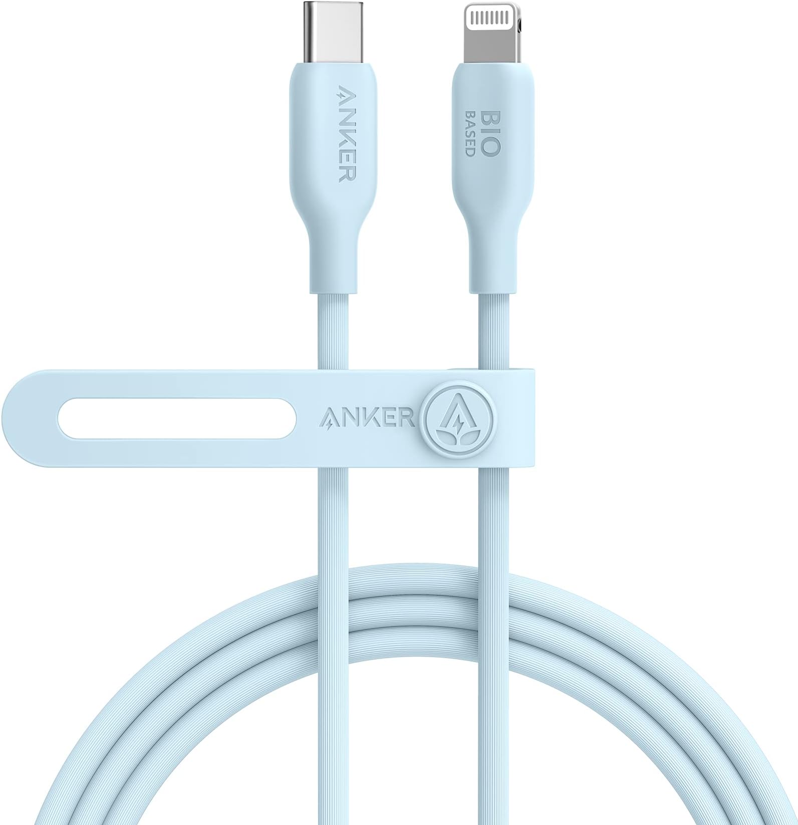 Amazon.com: Anker USB-C to Lightning Cable, 541 (Misty Blue, 6ft), MFi ...