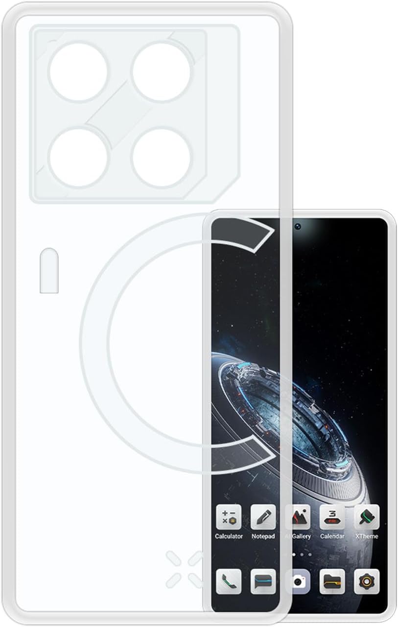 SPAZY CASE® Infinix GT 20 Pro Back Cover | Transparent Crystal Clear ...