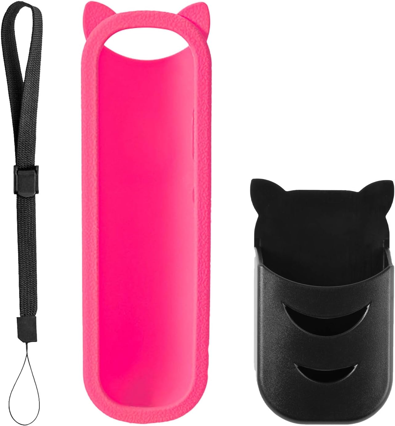 Amazon.com: Bedycoon Pink Silicone Protective Soft Cases Covers with ...