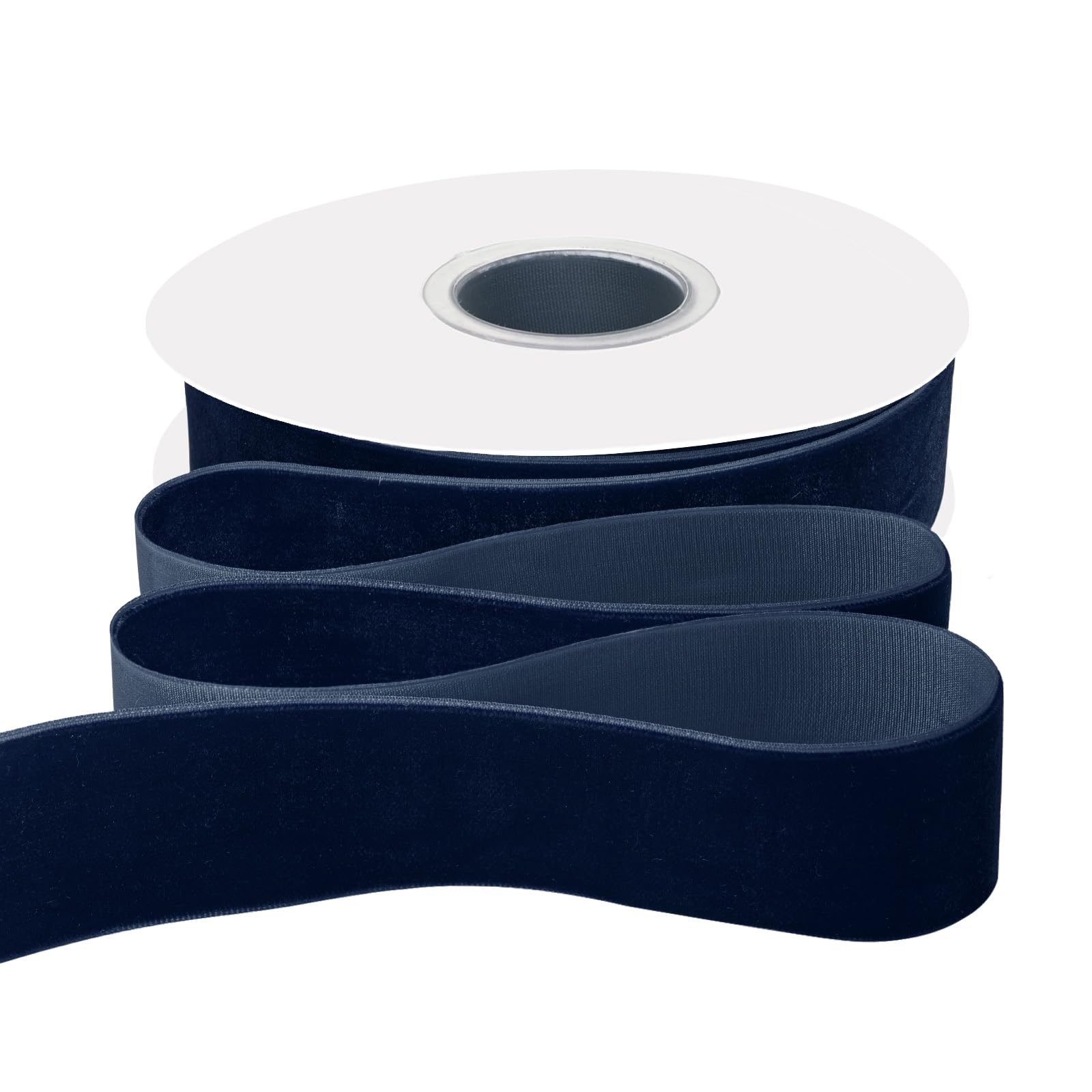 Snapklik.com : Navy Blue Velvet Ribbon 1-1/2 Inch 10 Yards Ribbon For ...