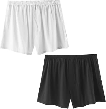 Mens Boxer Shorts Breathable Lounge Underpants Relaxing Home Boxers ...