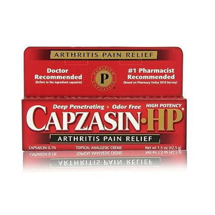 Amazon.com : PACK OF 3 EACH CAPZASIN-HP CREME 1.5OZ PT#31192675142 ...