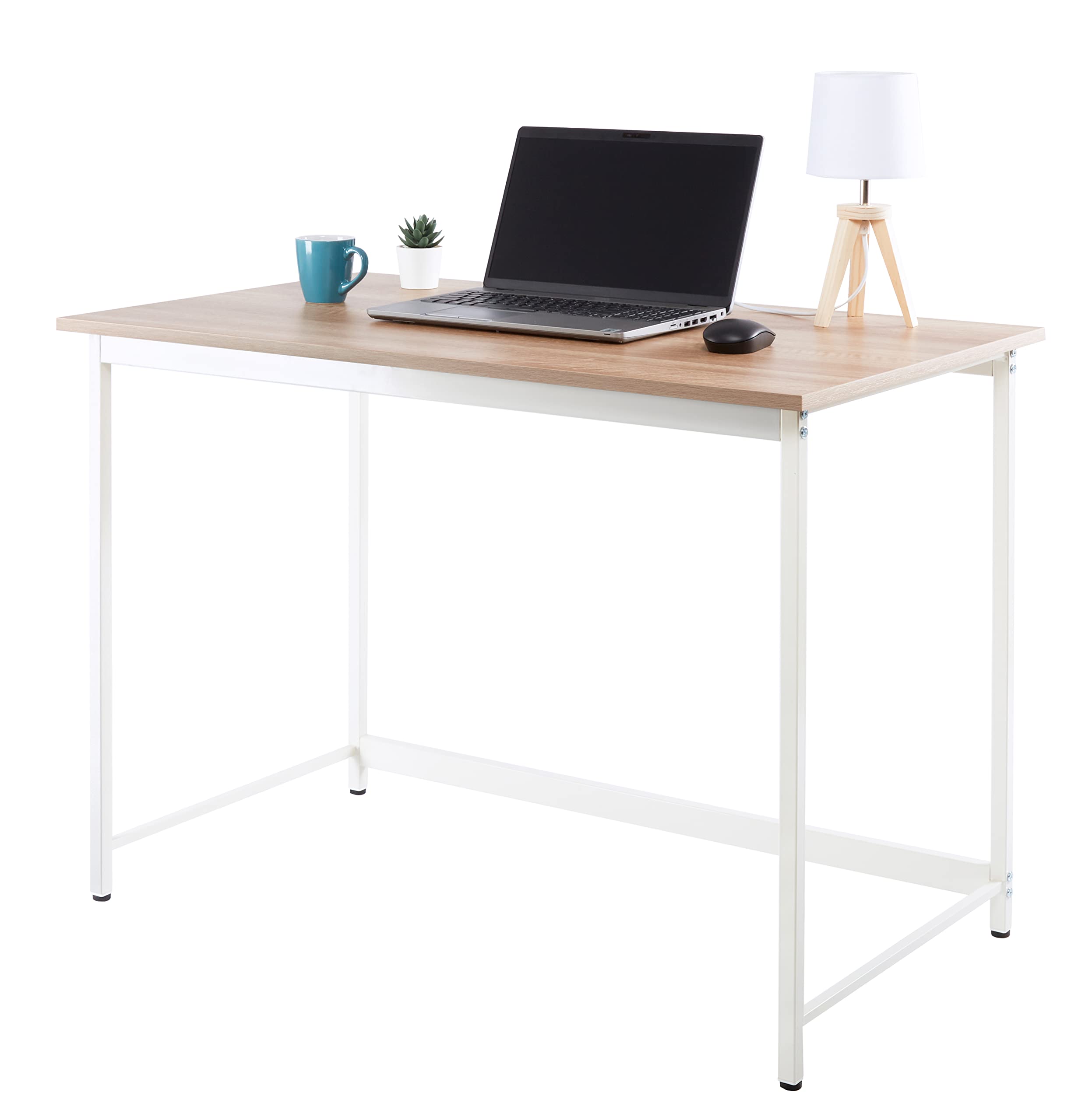 Iris Ohyama Computer Desk Wooden Desk Table Desk Workstation Desk ...