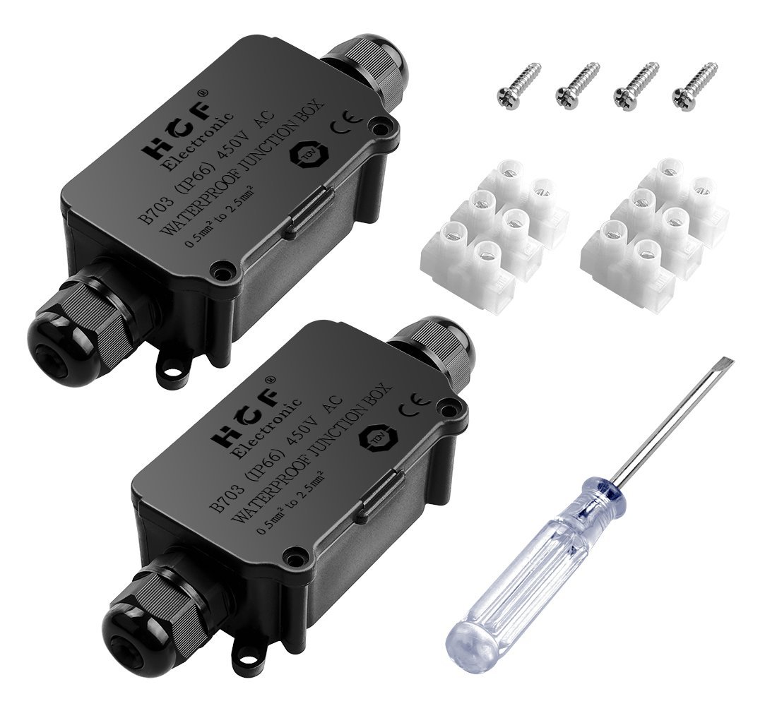 Buy Mimoo IP66 Waterproof Junction Box，Waterproof Cable Connector with ...