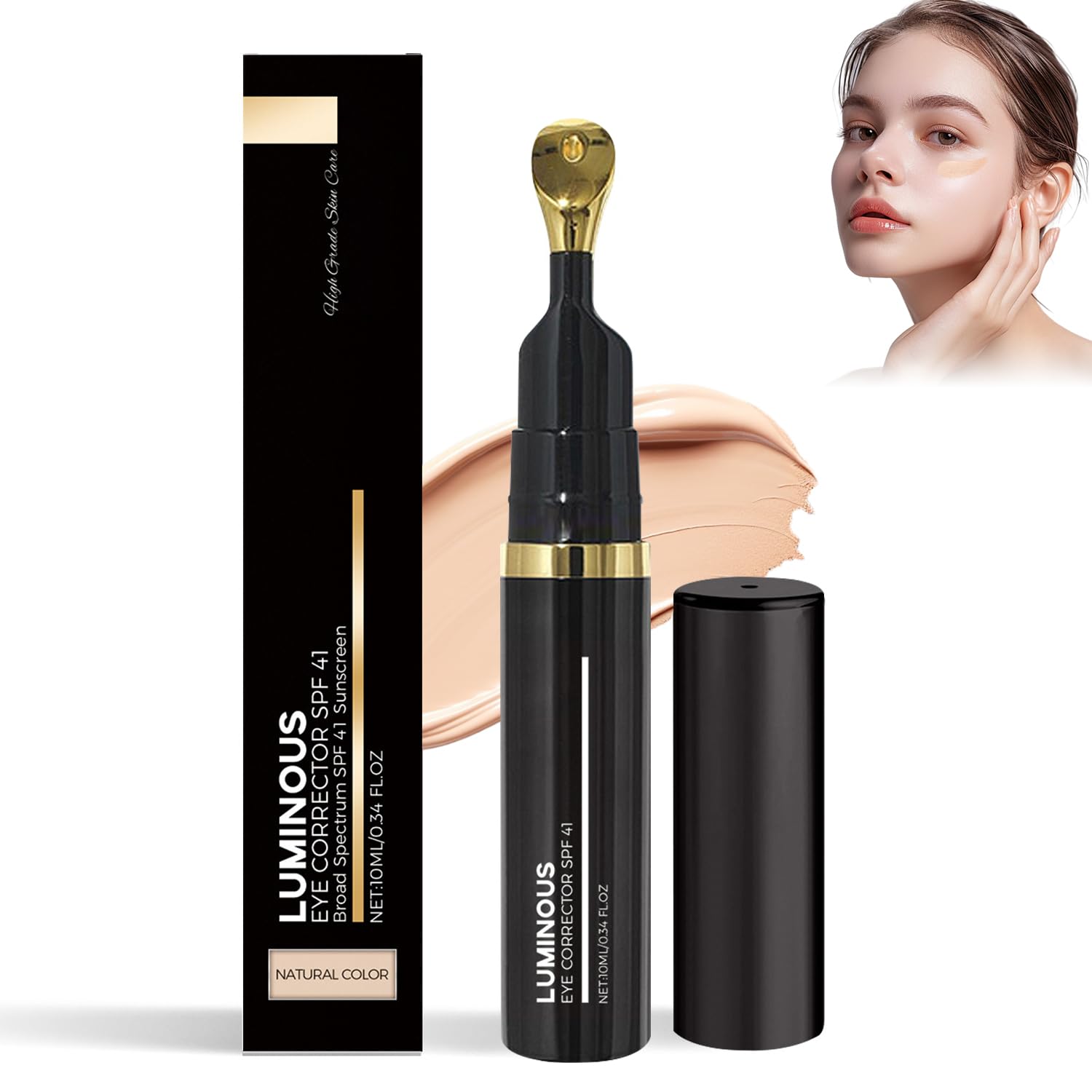 Amazon.com: Luminous Eye Corrector SPF 41,Under Eye Color Corrector for ...