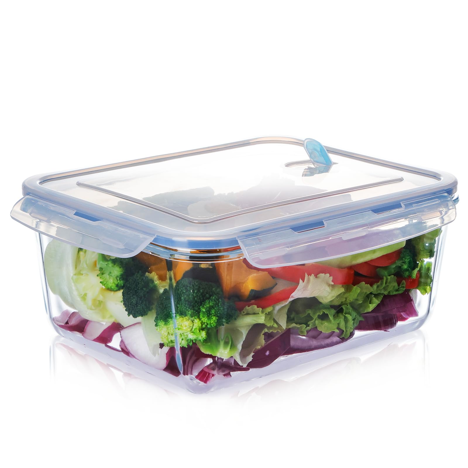 Amazon.com: NUTRIUPS 3.3L Large Glass Food Storage Containers Set ...