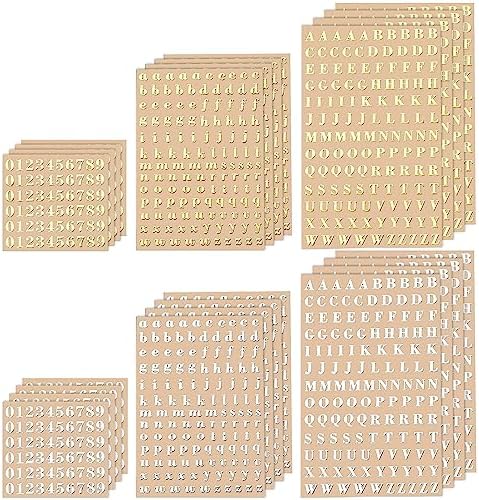 Letter Stickers, Alphabet stickers, 16 Sheets A to Z Alphabet Stickers ...
